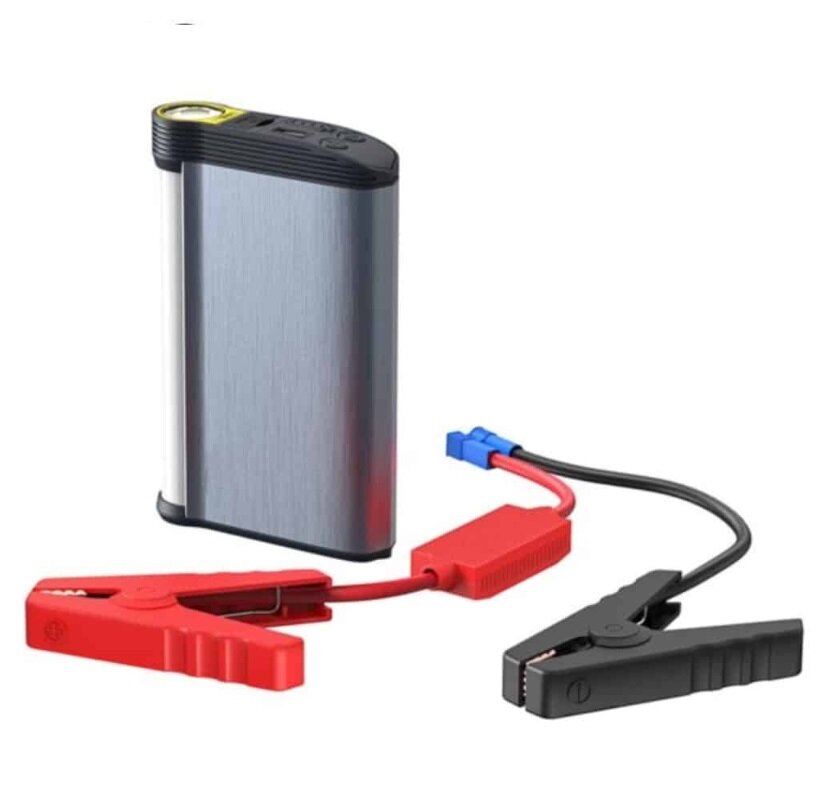 Пусковое зарядное устройство Yesido YP36 Jump Starter Car Booster + Повербанк 12000 mAh + LED фонарь, Серый