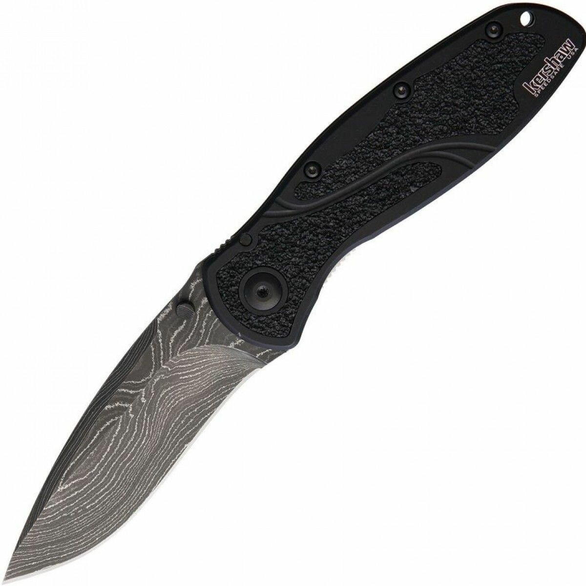 Нож складной Kershaw KS1670BLKDAM Blur, Damascus Blade