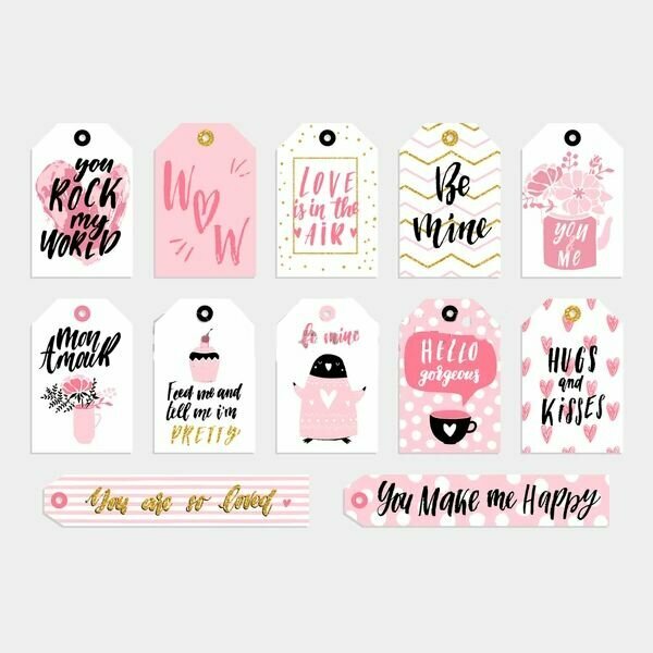 Наклейки стикеры Милые открытки о любви