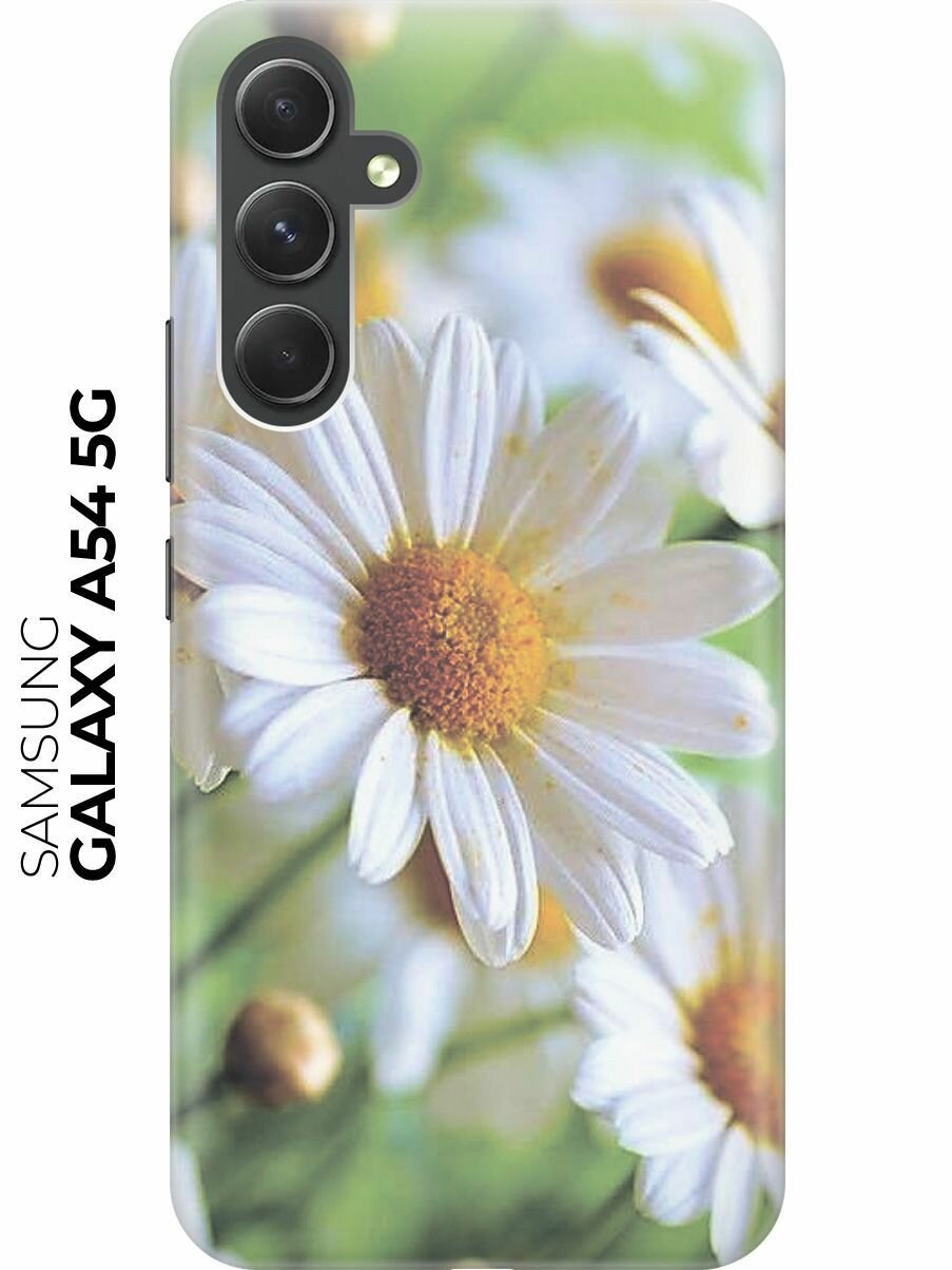 Силиконовый чехол Букет ромашек на Samsung Galaxy A54 5G / Самсунг А54