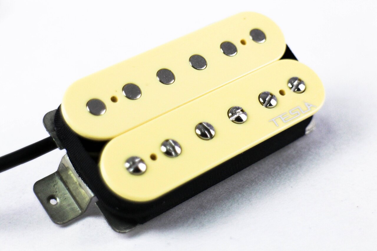 Звукосниматель хамбакер нековый TESLA PICKUPS PLASMA-X1/Cream/NE, кремовый