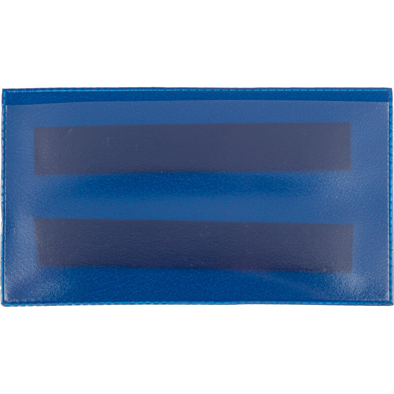 Карман для маркировки магнитный синий 113x53 мм горизонатльный (10шт/уп) 1856491