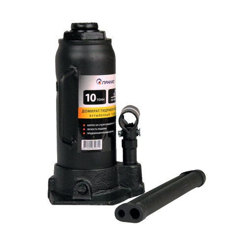 Домкрат гидравлический бутылочный 10т Прамо (подъем 230-460 мм)