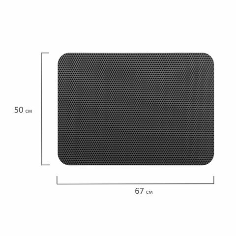 Коврик EVA / ЭВА универсальный 50х67см ячеистый (соты) применим для сушки посуды, кухни, ванной, прихожей, животных, цвет серый LAIMA,608713
