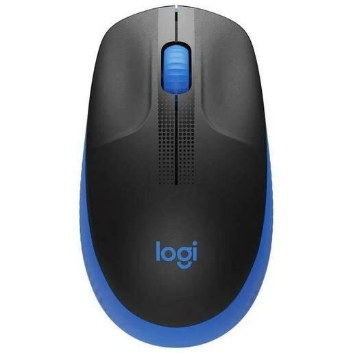 Мышь беспроводная LOGITECH M190 Black/Blue (910-005907)