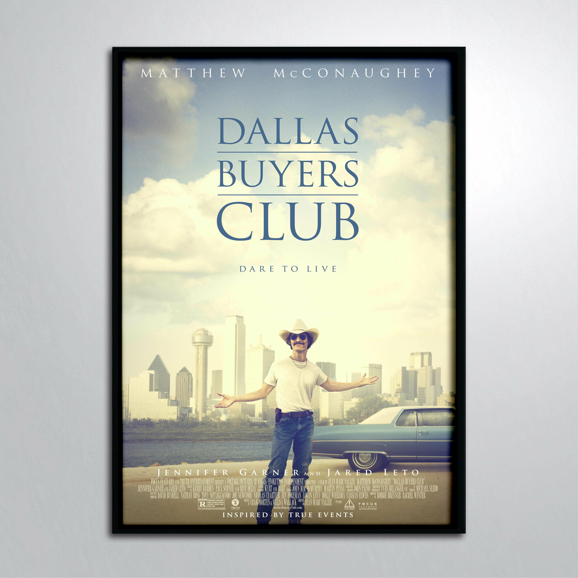 Постер без рамы/Далласский клуб покупателей Мэттью Макконахи Dallas Buyers Club (А2/420х594)