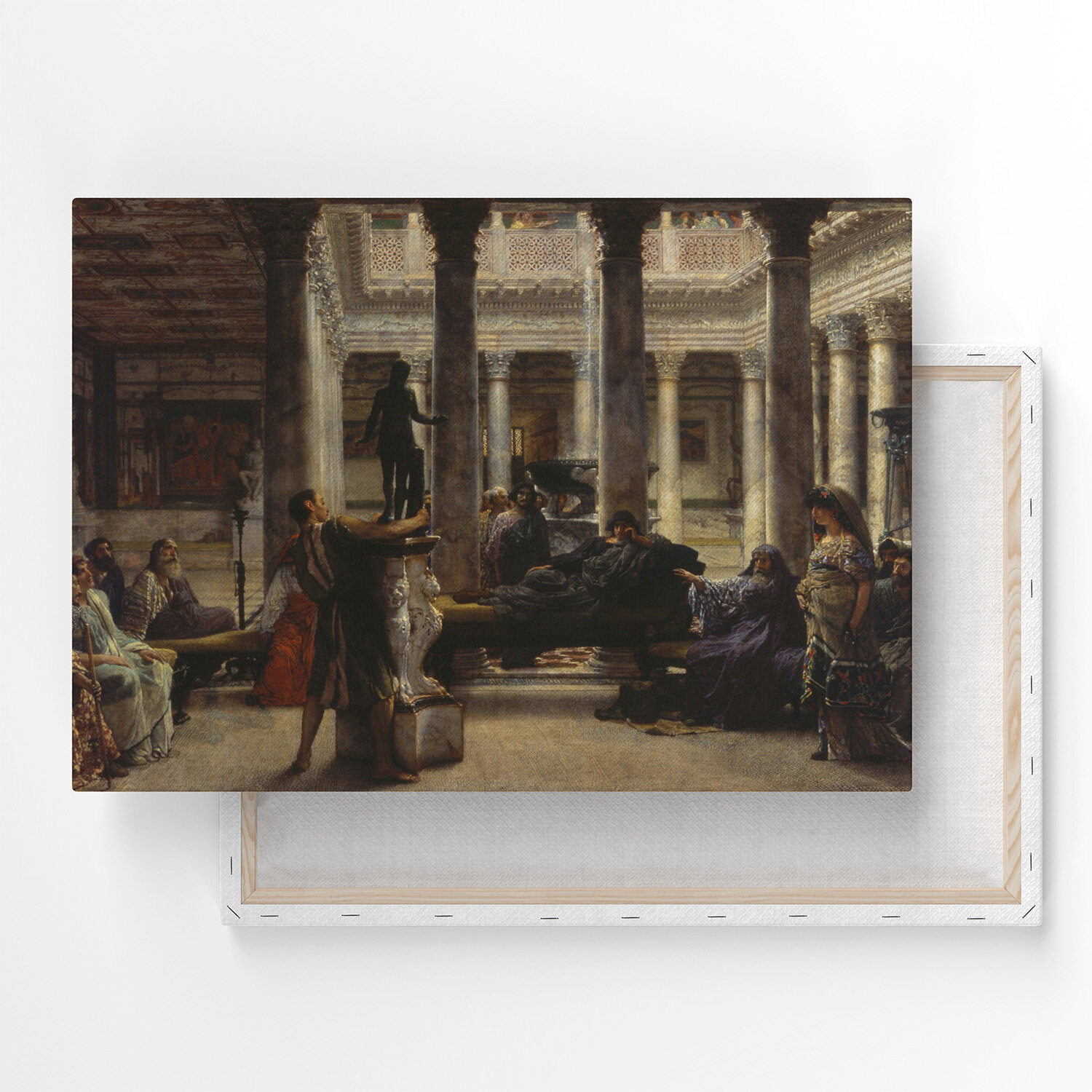 Картина на холсте, репродукция / Лоуренс Альма-Тадема - A Roman Amateur / Размер 40 x 53 см