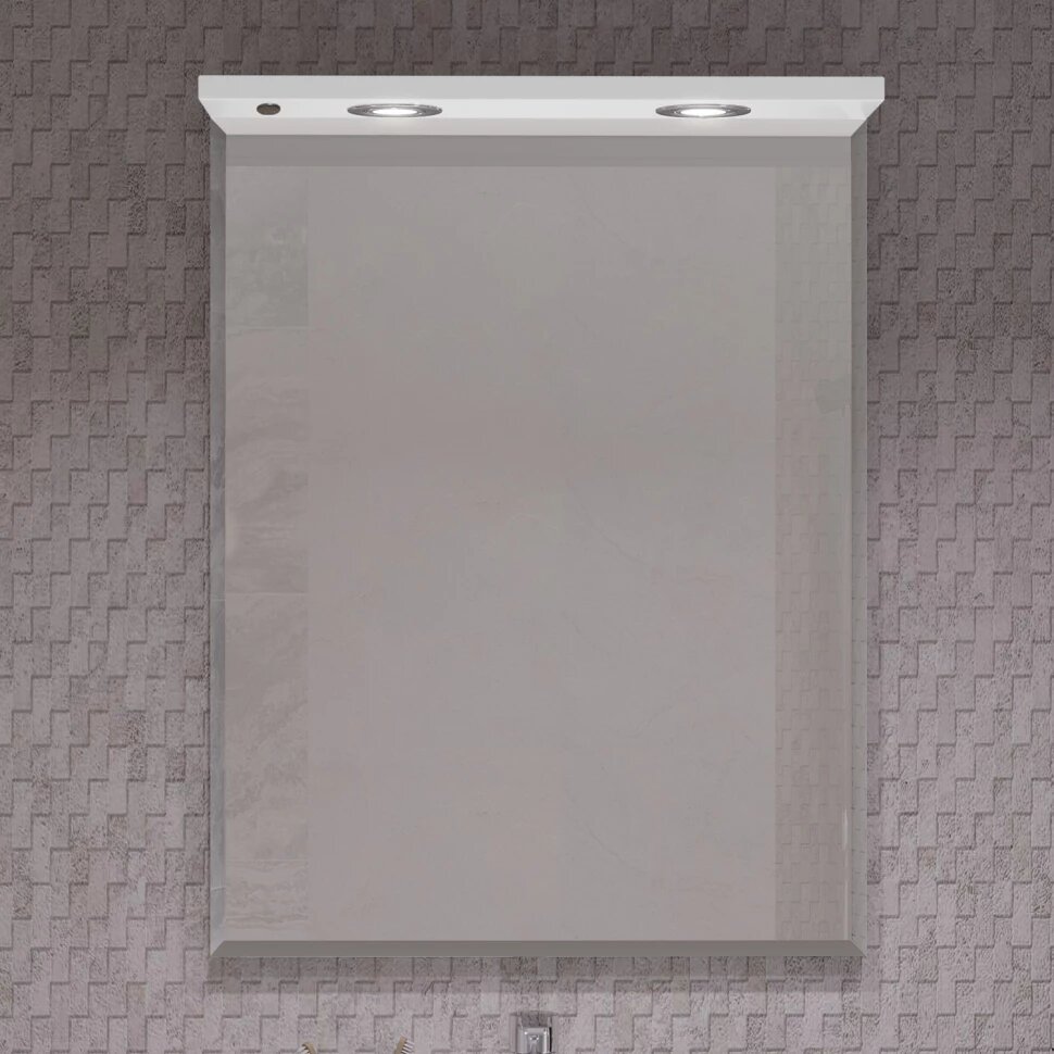 Зеркало 59x80 см белый Opadiris Фреш 00-00002177