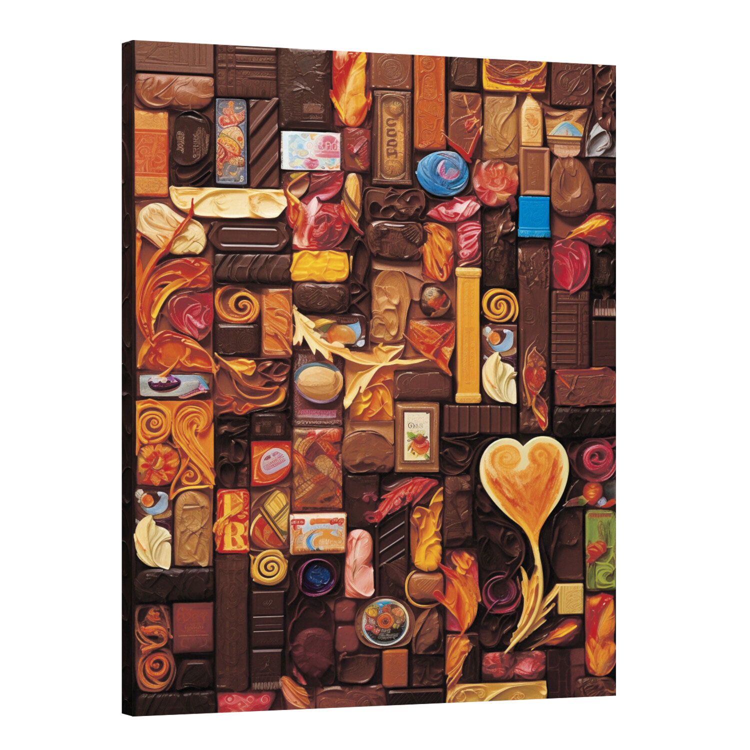 Интерьерная картина 50х70 "Шоколадная гармония"