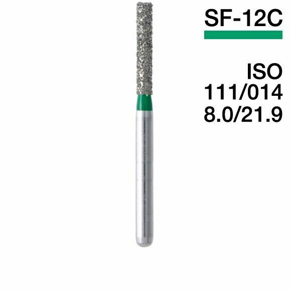 Боры мани SF-12C ISO 111/014 SF - Прямой, плоский кончик. C - Крупная дисперсионность . (5ШТ)Алмазные боры применяется в стоматологии для препарирования. NeoHealth