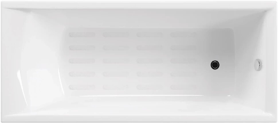 Ванна чугунная Delice Prestige DLR230623-AS 180x80 см, с антискользящим покрытием, белый