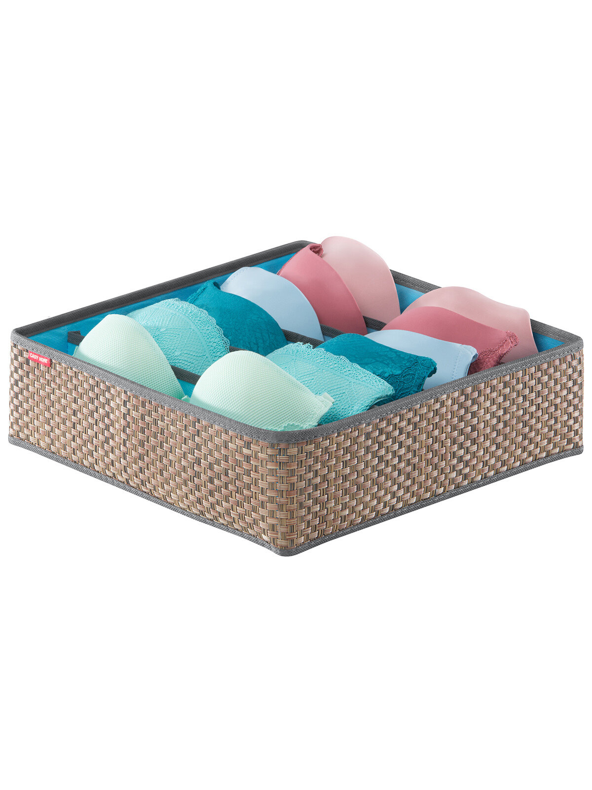Органайзер Casy Home OR-041, для бюстгальтеров, синий, 35x35x10 см