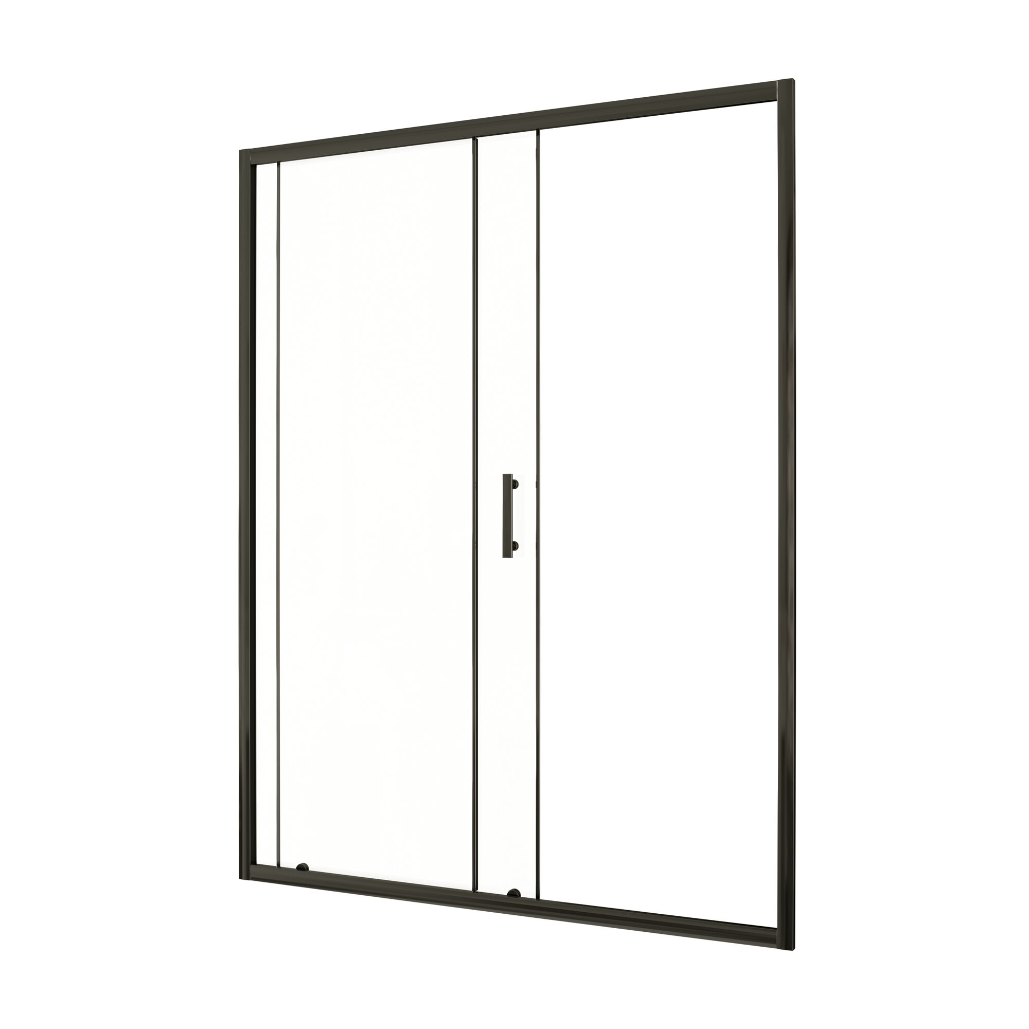 Душевая дверь Taliente 130x195 TA-130-1CB стекло прозрачное, профиль черный