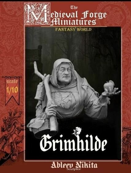 А-030 Гримхильда Grimhilde Medieval Forge Miniatures, 1/10