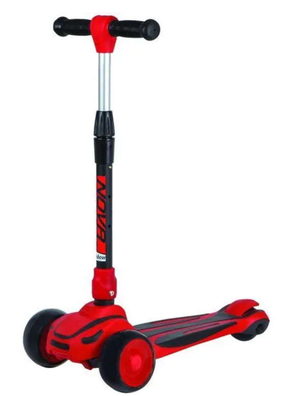 Самокат-кикборд NOVATRACK 120CP. RAINBOW. RD20 подростковый, двухцветная платформа, складной механизм