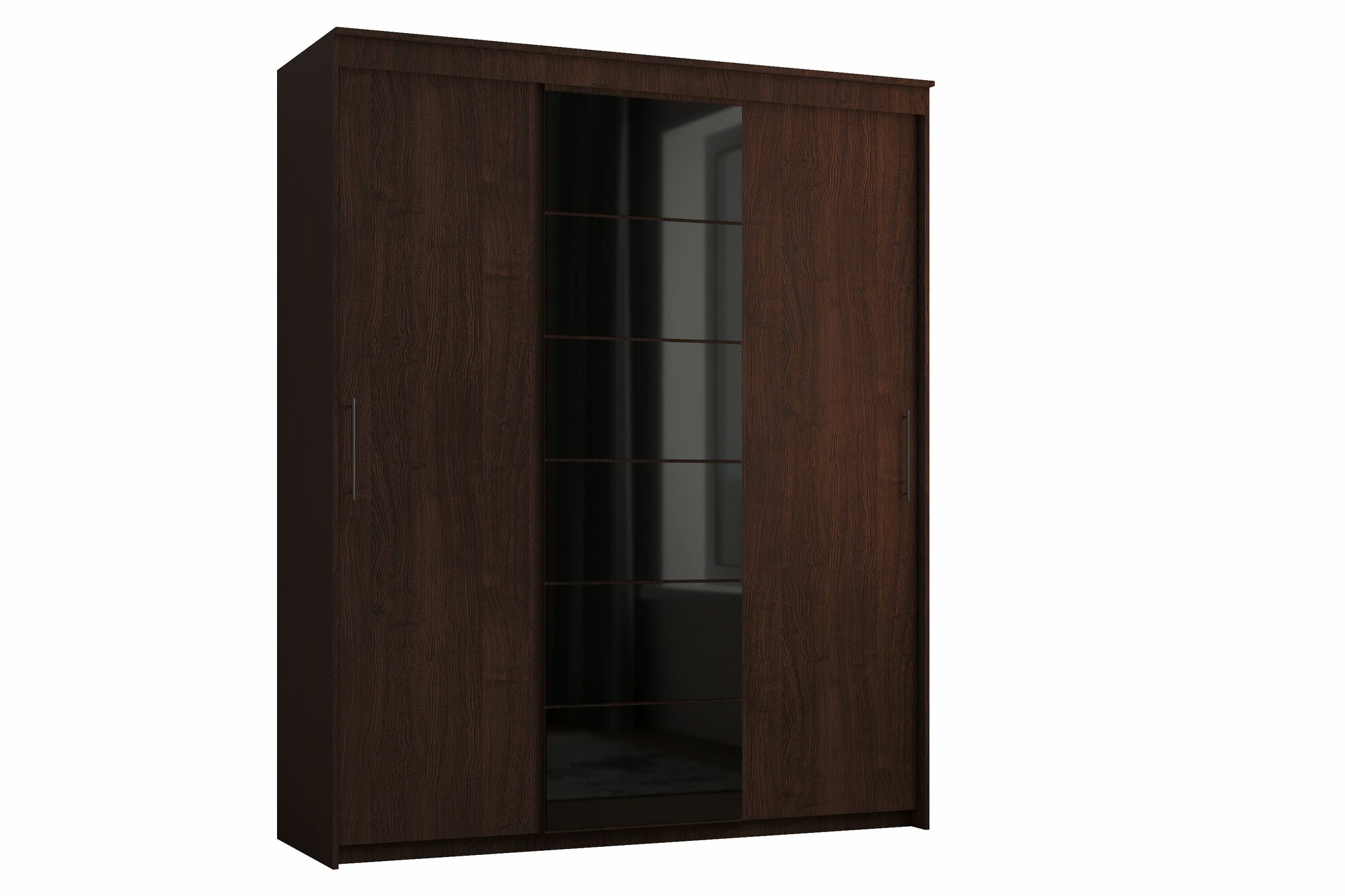 Шкаф-купе "Арманд 3" 200-45-240 Венге и оракал черный 070М платье-белье