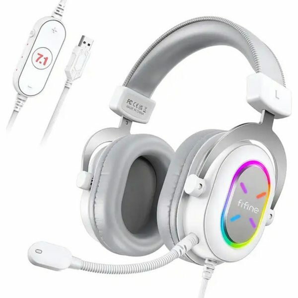 FIFINE H6X, серый, проводные игровые наушники