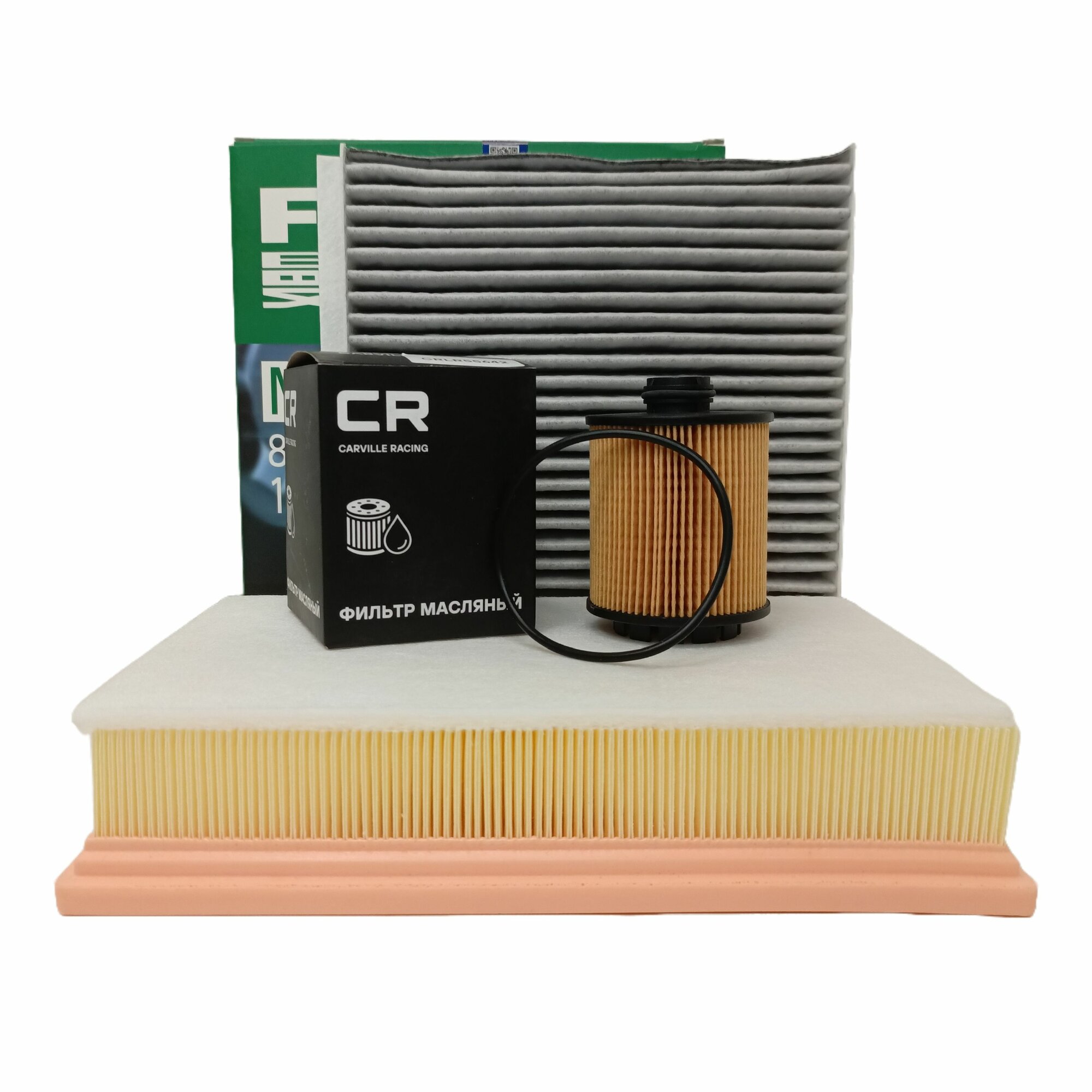 Фильтр воздушный + салонный + масляный комплект для Хавал Дарго 2.0 (Haval Dargo)