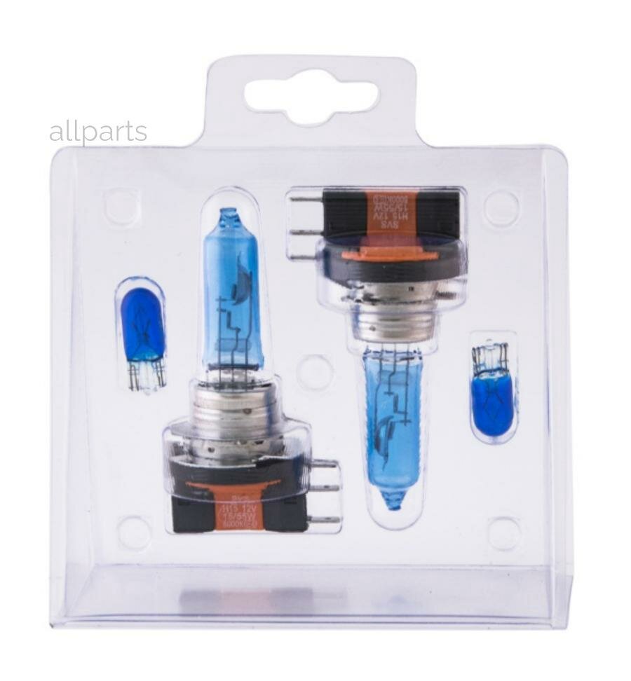 SVS 0200115000 Лампа 12V H15 55W PGJ23t-1 5000K SVS WHITE 2 шт. DUOBOX 0200115000