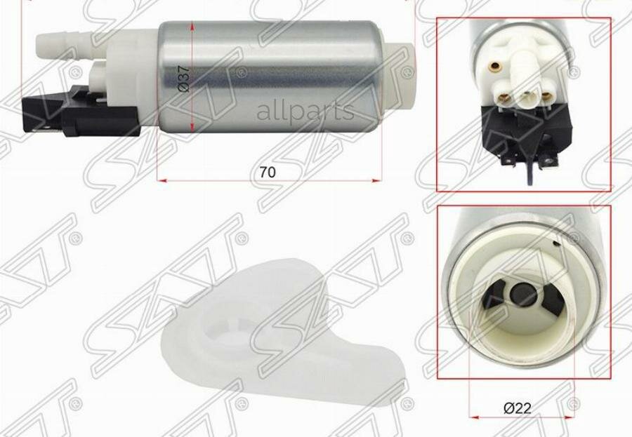 SAT ST-FP21 Топливный насос Citroen Berlingo 96-12 / Xsara Picasso 99-09