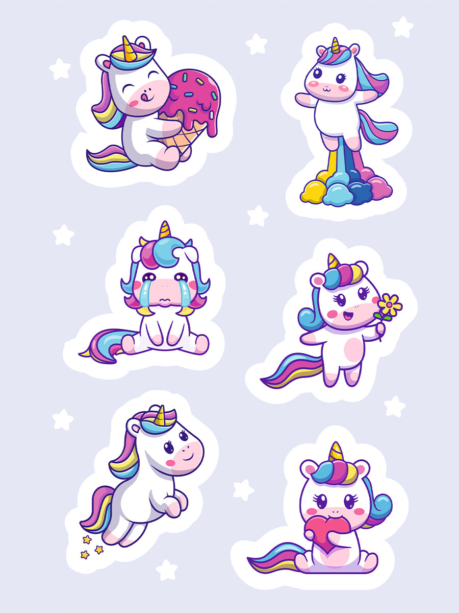 Наклейка интерьерная Пони