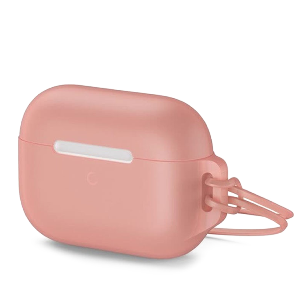 Чехол Baseus Let's Go Jelly Lanyard для AirPods Pro Оранжевый (с оранжевым ремешком) WIAPPOD-D07