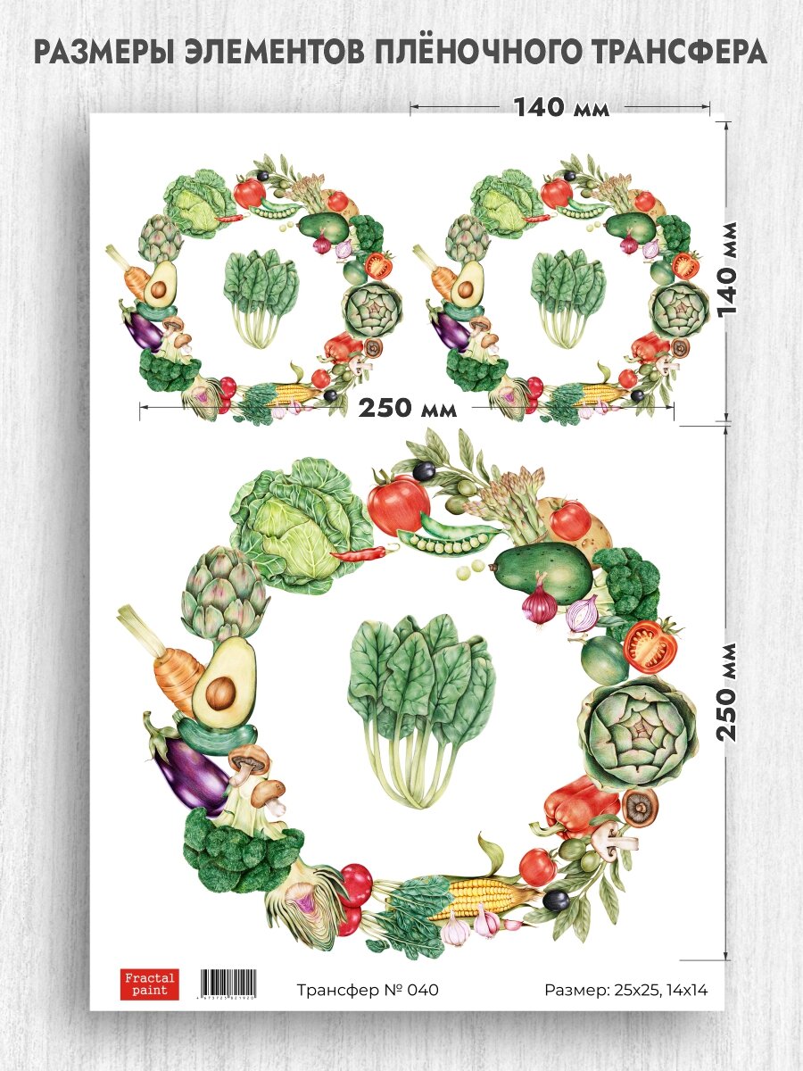 Трансфер для декупажа переводной рисунок для поверхностей для сырных досок 040 (А3)