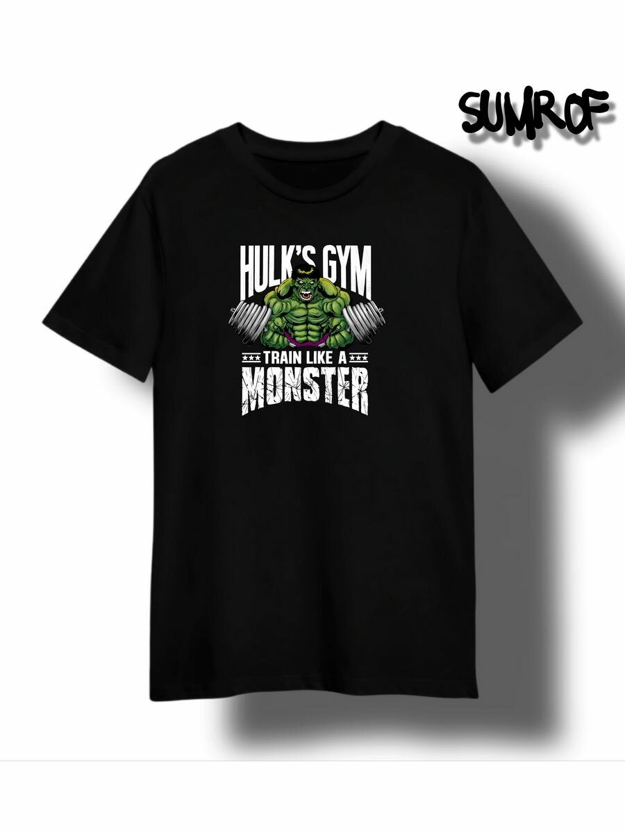 Футболка hulk gym monster