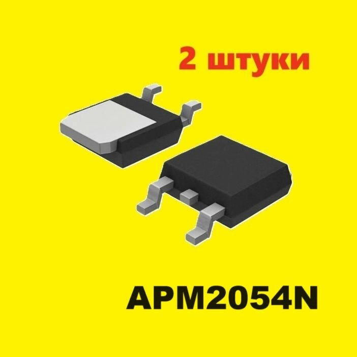 APM2054N транзистор (2 шт.) TO-252 D-PAK, схема, характеристики АРМ2054 цоколевка datasheet микросхема DPAK TO252