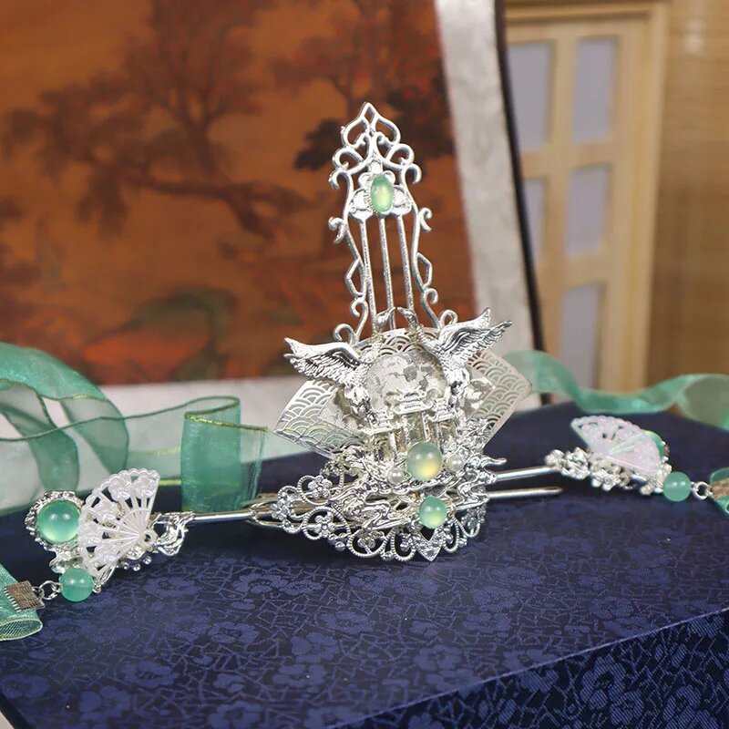 Косплей парик Ши Цинсюань Изумрудный, one size, Men Ver prop B