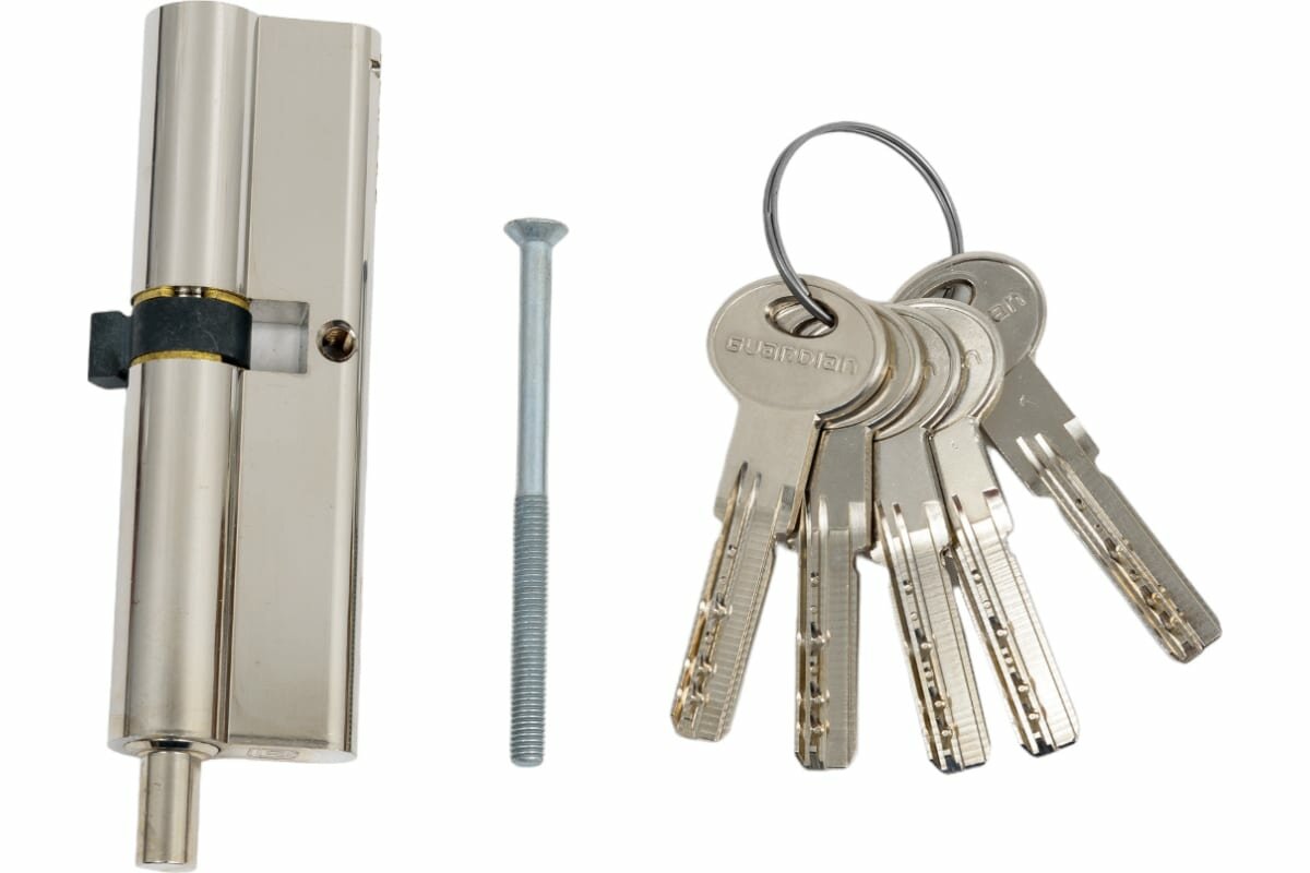 Гардиан цилиндровый механизм GB 10246/56V Ni 5кл. 28126 для надёжного дверного замка