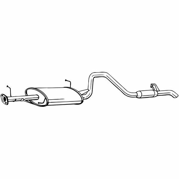 Глушитель выхлопных газов конечный, BOSAL 286-059 (1 шт.)