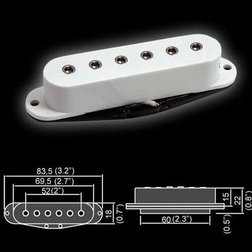 Звукосниматель Single Coil для электрогитары Belcat BS-11Bridge-BK