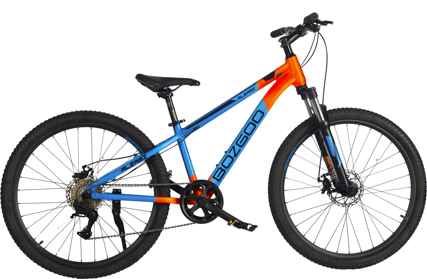 Велосипед BOZGOO Alzari Light Blue/Orange