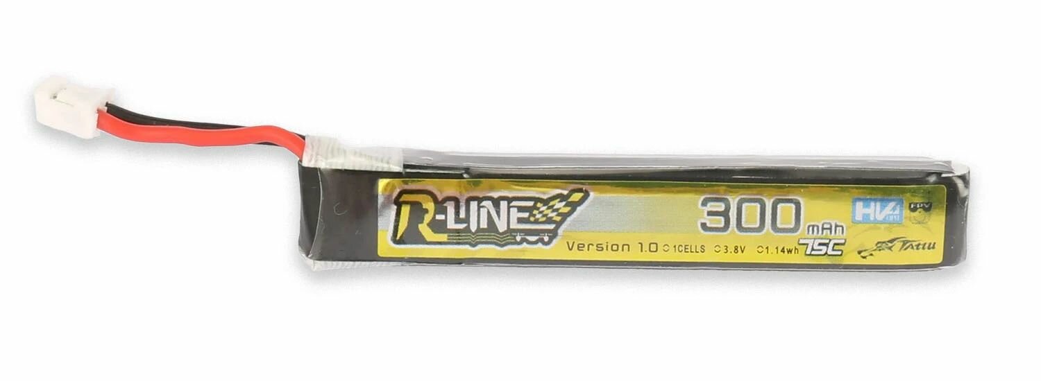 Аккумулятор LiHV Tattu R-Line 300 мАч 1S 75C PH2.0