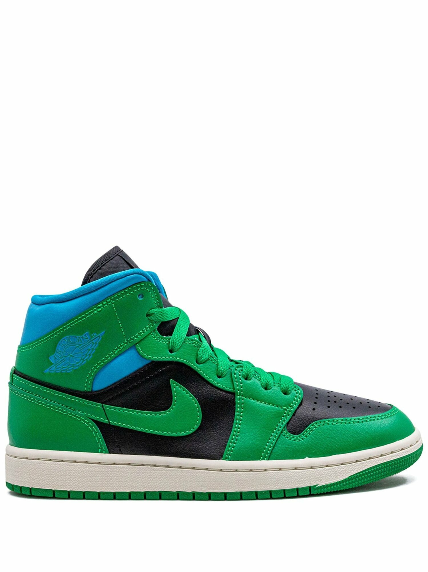 Кроссовки Air Jordan 1 Mid Lucky Green/Aquatone