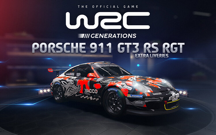 WRC Generations - Porsche 911 GT3 RS RGT Extra liveries (Steam; PC; Регион активации РФ, СНГ)