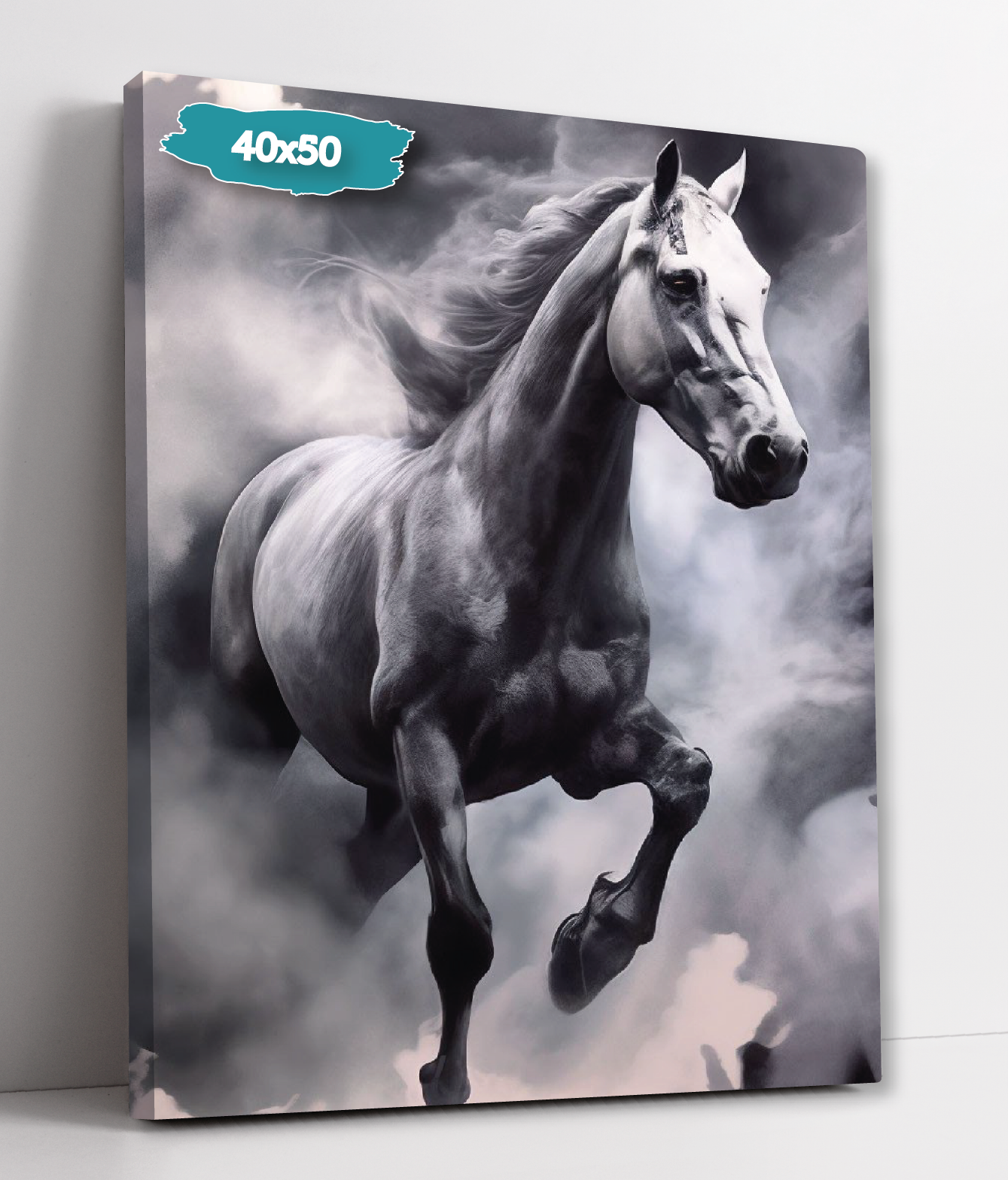 Интерьерная картина на холсте на подрамнике 40х50 Лошадь