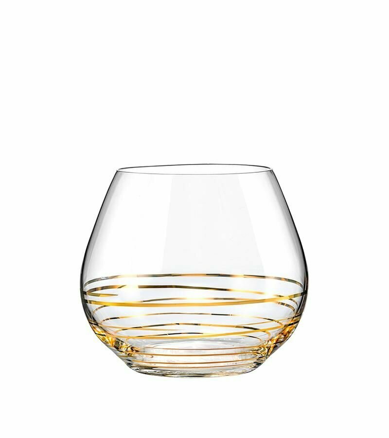 Аморосо стакан для виски 440 мл.(2шт),"Золотая спираль"