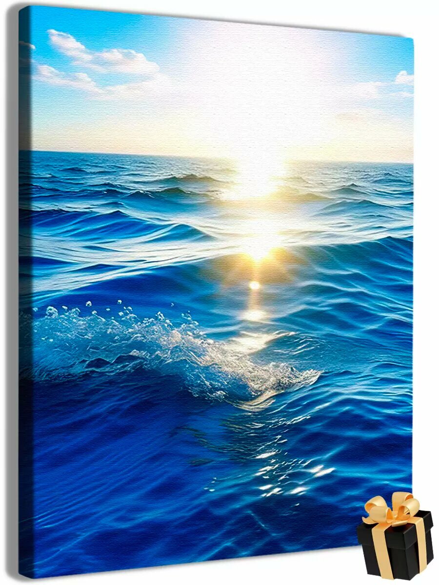 Картина по номерам море