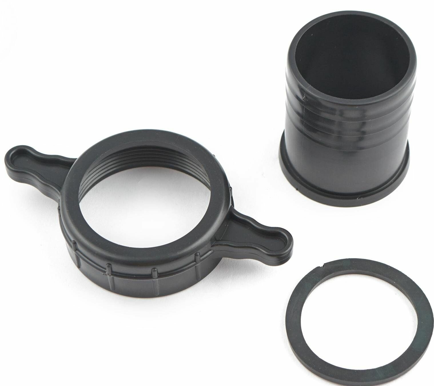 Гайка фланца с патрубком для мотопомпы GP80, GTP80, MP80 (3 дюйма, под рукав - 80 мм)