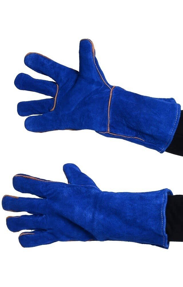 Краги Люкс синие