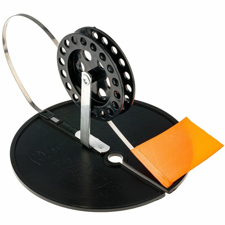 Жерлица зимняя диаметр 18 см. кат. 9 см на алюминиевой стойке 5 шт. в сумке