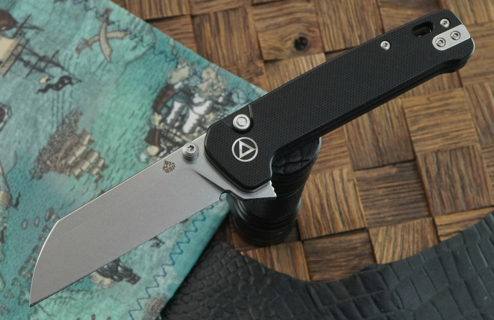 Складной нож QSP Knife Penguin Button Lock QS130BL-A1