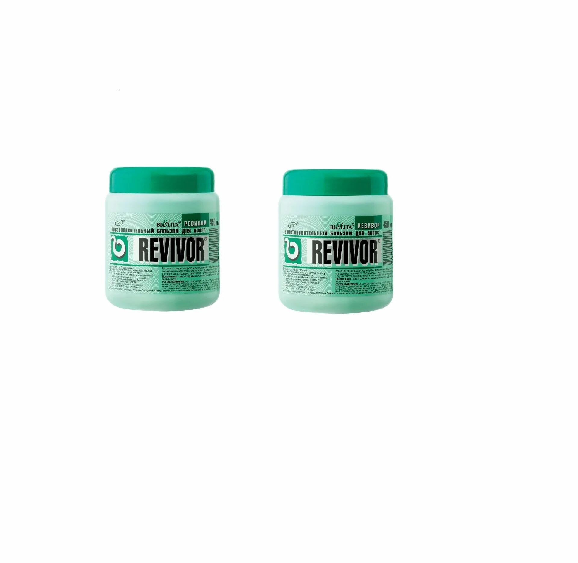 Белита Бальзам Профессиональная линия, Revivor восстановительный 450 мл, 2 уп