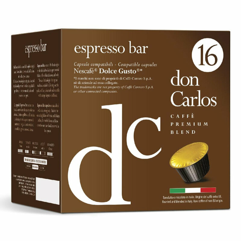 Кофе в капсулах Don Carlos Espresso Bar (DG), 16шт/уп, 1682251