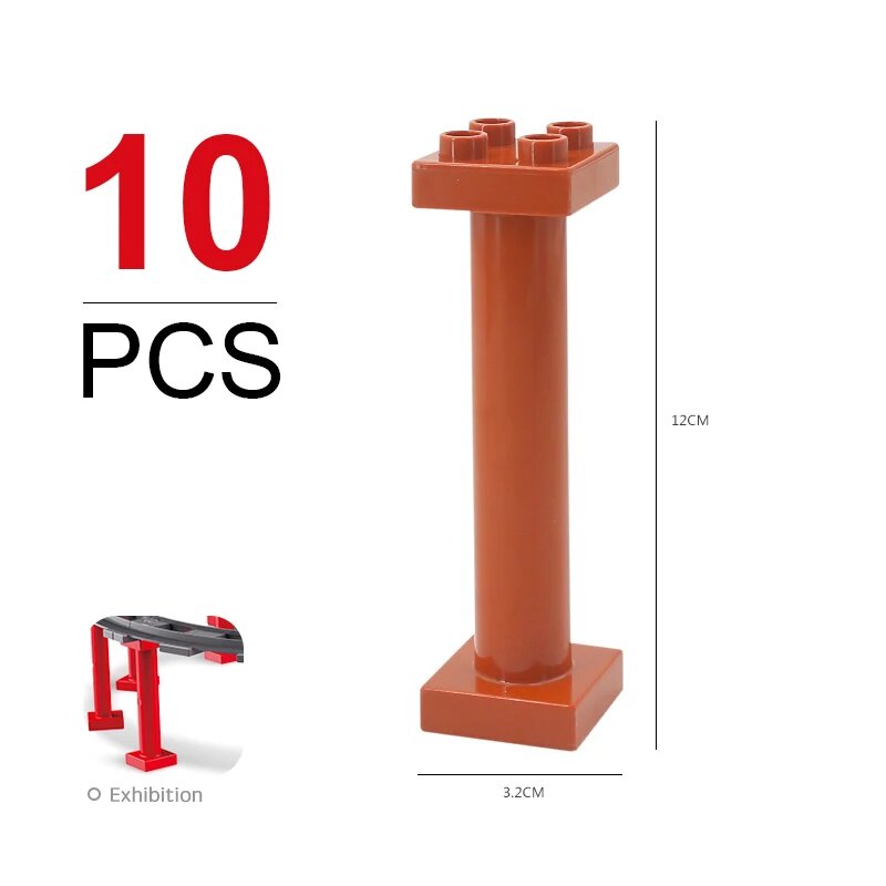 10 шт. строительных блоков Tubaba, цвет: 10pcs