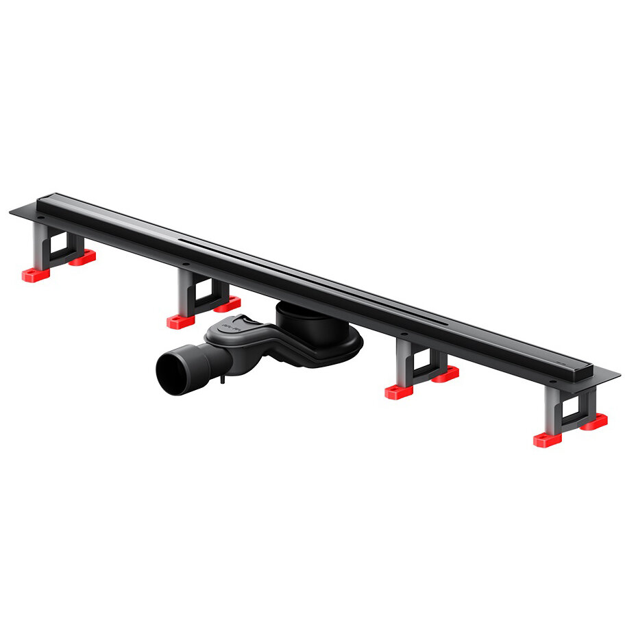 Душевой трап 80 см AM.PM MasterFlow (W01SC-S11-080-05BM) с решеткой, черный