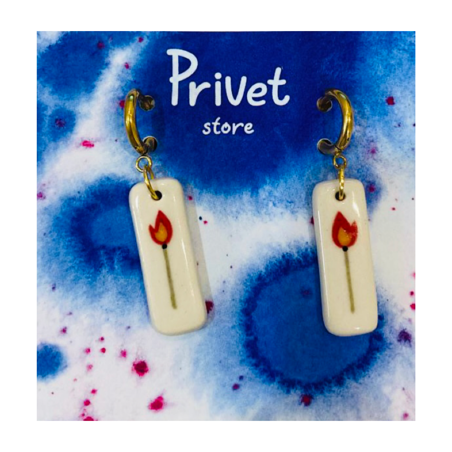 Серьги конго