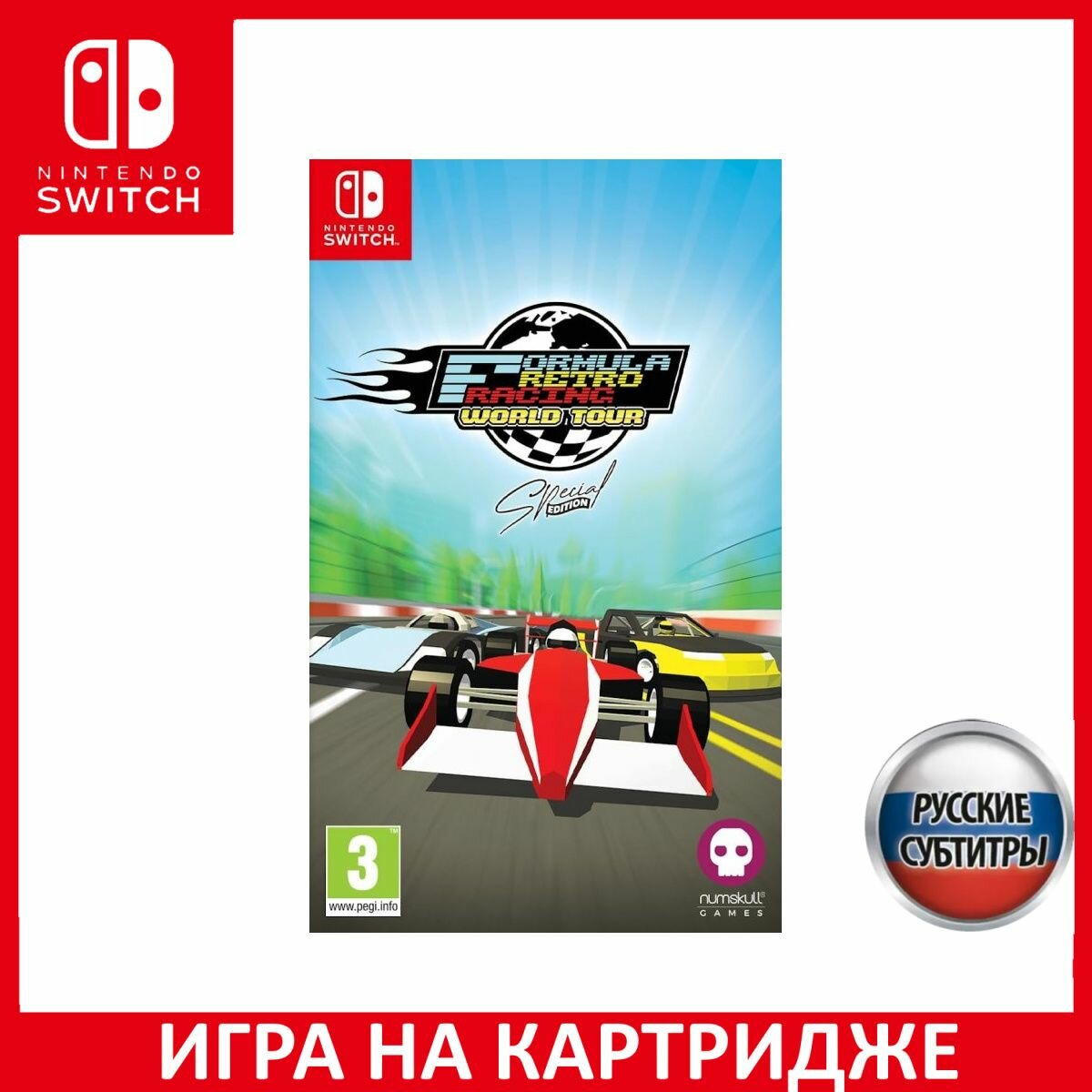 Игра Formula Retro Racing World Tour Special Edition Switch Картридж на Nintendo Switch